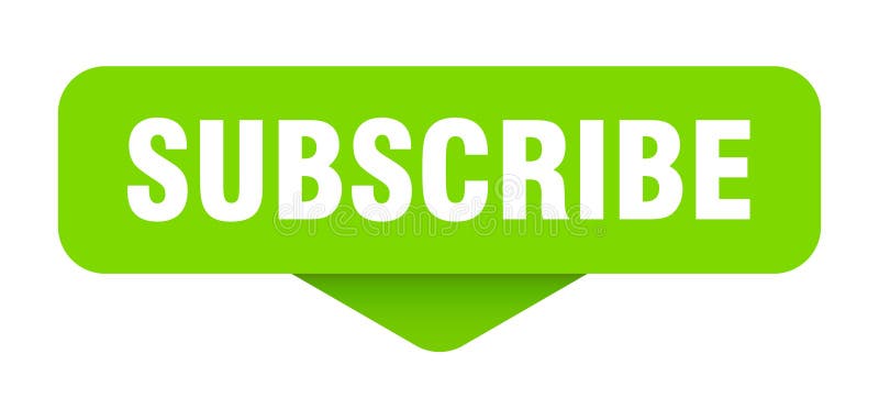Subscribe Sticker. Subscribe Sign on Transparent Background Stock ...
