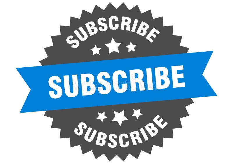 Subscribe stock vector. Illustration of insignia, button - 160546018