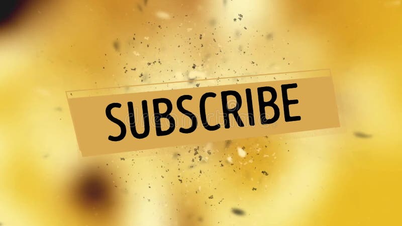 Subscribe Text Animation Video Clip Stock Video - Video of information ...