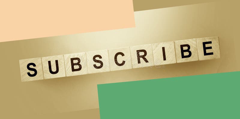 SUBSCRIBE NOW - Text on White Cardboard with Beautiful Clothespins ...