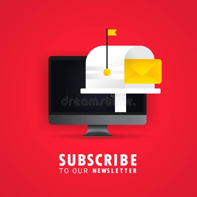 Subscribe To Our Newsletter Stock Illustrations – 92 Subscribe To Our ...