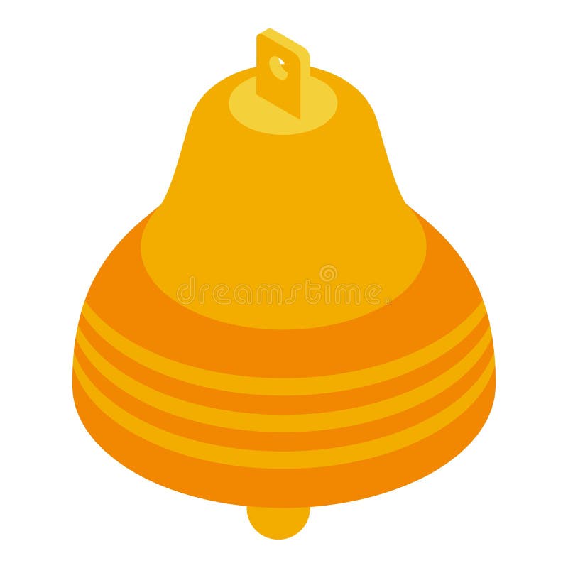 Subscribe Bell Icon, Isometric Style Stock Vector - Illustration of ...