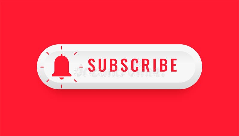 Subscription Bell Icon To Add More Follower Stock Vector - Illustration ...