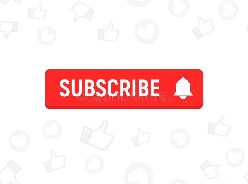 Subscription Element Logo Bell. Subscribe Now Button, Channel Register ...