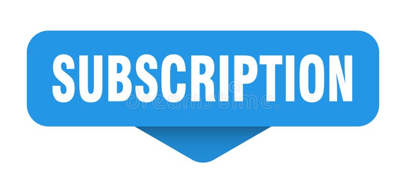 Subscription Sticker. Subscription Sign on Transparent Background Stock ...