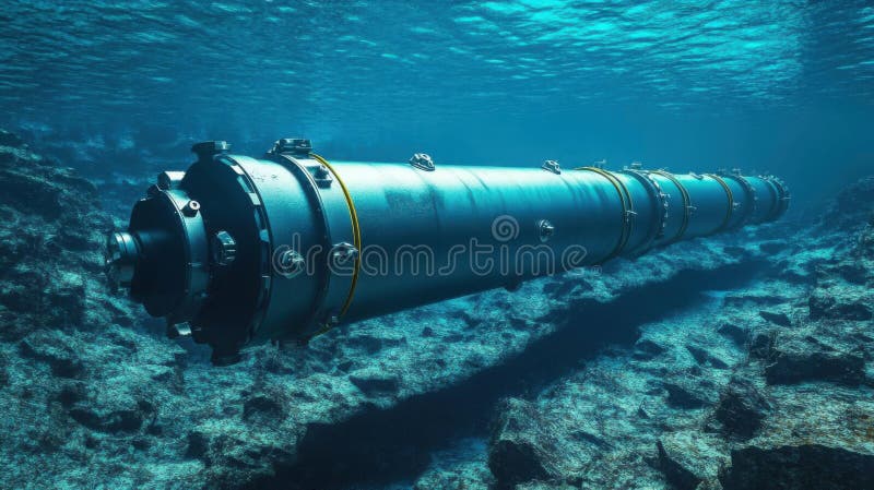 Subsea Pipeline, Underwater Infrastructure, Ocean Engineering, Deep Sea ...