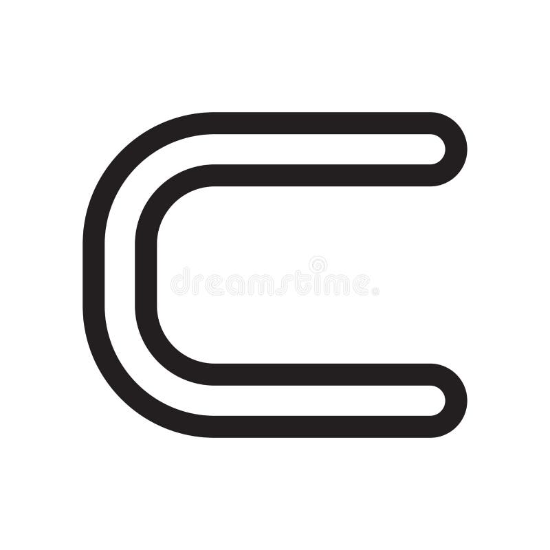 Is A Subset Of Symbol Icon Vector Sign And Symbol Isolated On White