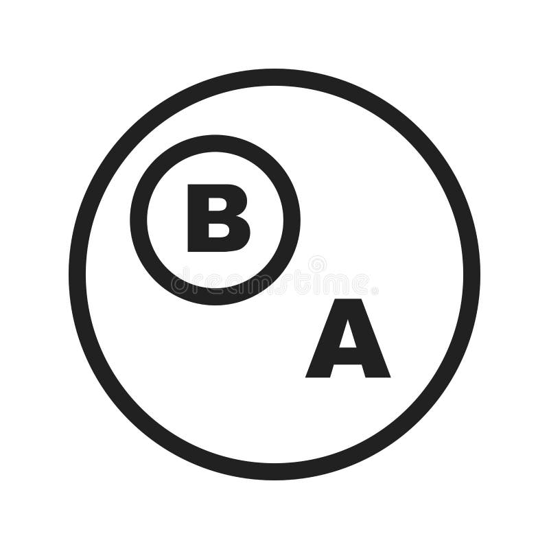 Subsets Stock Vector Illustration Of Boolean Logic 95948072