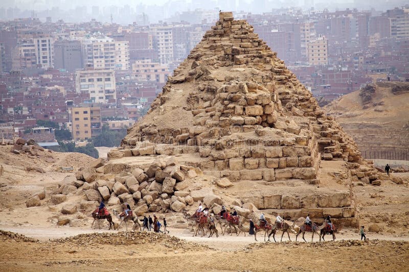 The Subsidiary Pyramid at the Giza Pyramid Complex in Giza, Egypt ...