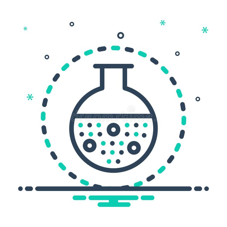 Mix Icon for Substance, Stuff and Material Stock Vector - Illustration ...