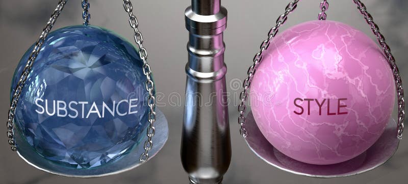 Substance or Style - Weighing Two Choices, Available Options Stock ... Substance or Style - Weighing Two Choices, Available Options Stock ...