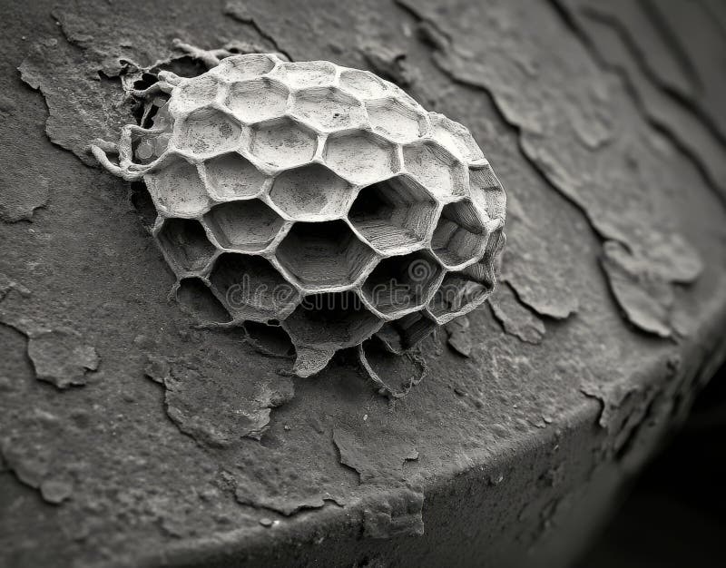A Substantial Wasp Nest is Situated Under the Pillars of the Pavilion ...
