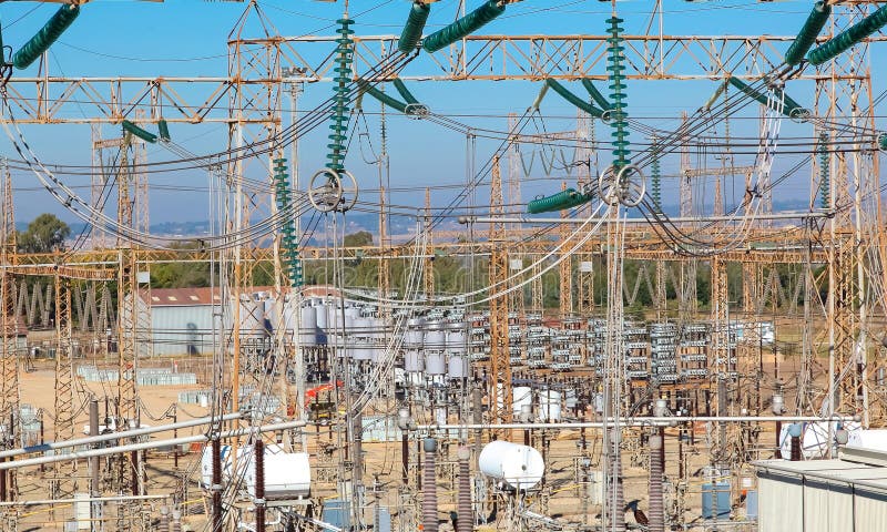 Substation of Electrical Power System, Electricity Generation and ...