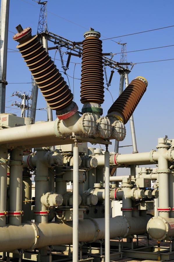 Substation equipment stock image. Image of power, facilities - 28183975