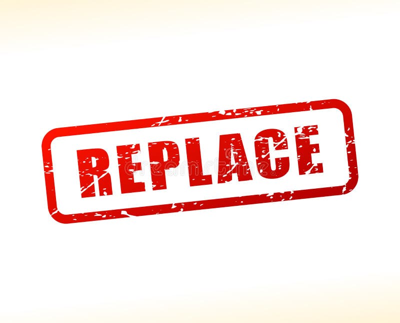 Substituya El Texto Protegido Ilustración del Vector - Ilustración de ...