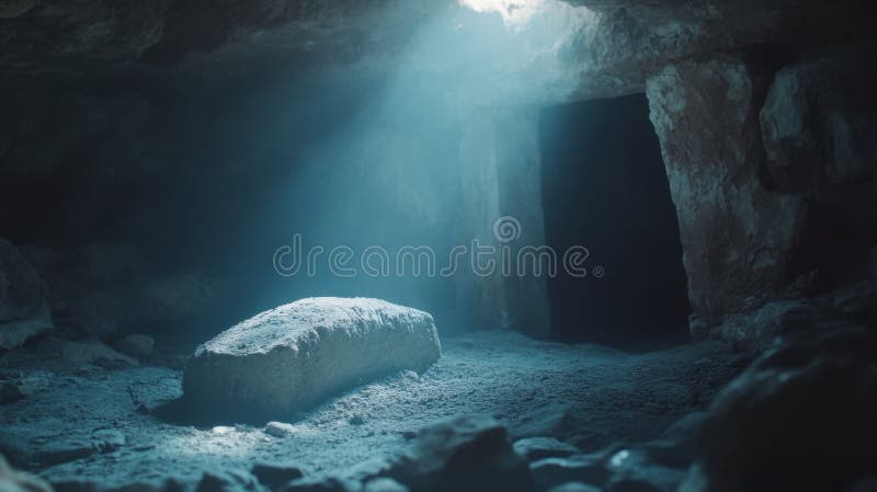 Subterranean Light a Glimpse into the Unknown Depths of a Rock Cave ...