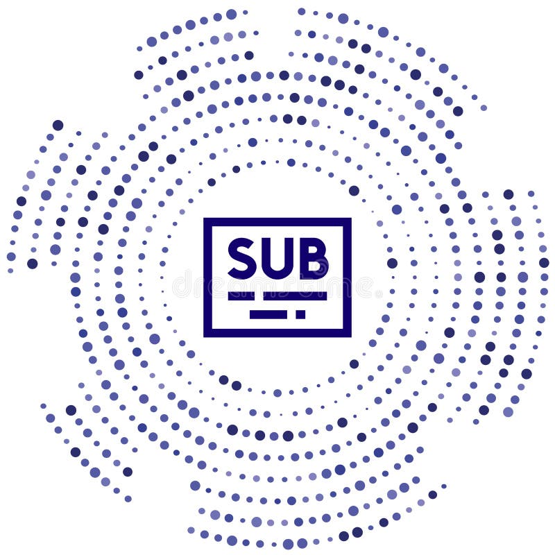 Subtitles Vector Icon. Subtitles Editable Stroke. Subtitles Linear ...