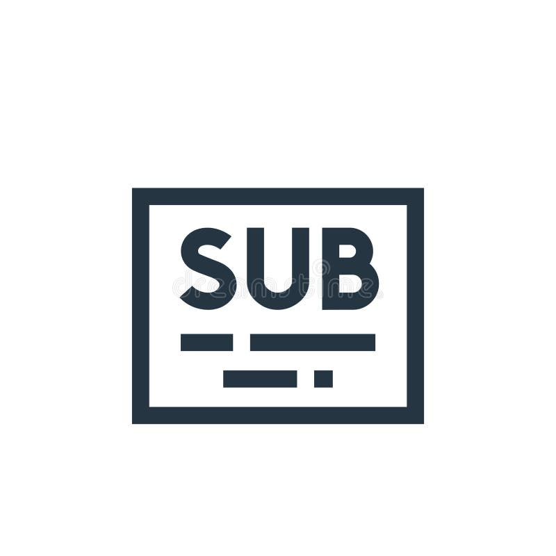 Subtitles Vector Icon. Subtitles Editable Stroke. Subtitles Linear ...