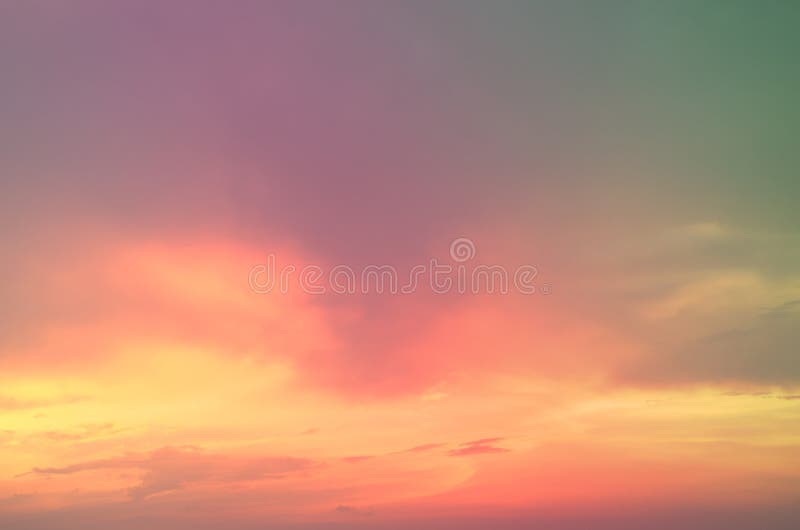 Subtle Background of the Beautiful Pastel Sky Stock Photo - Image of ...