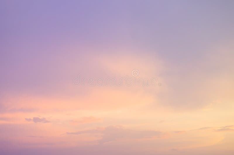 Subtle Background of the Beautiful Pastel Sky Stock Photo - Image of ...