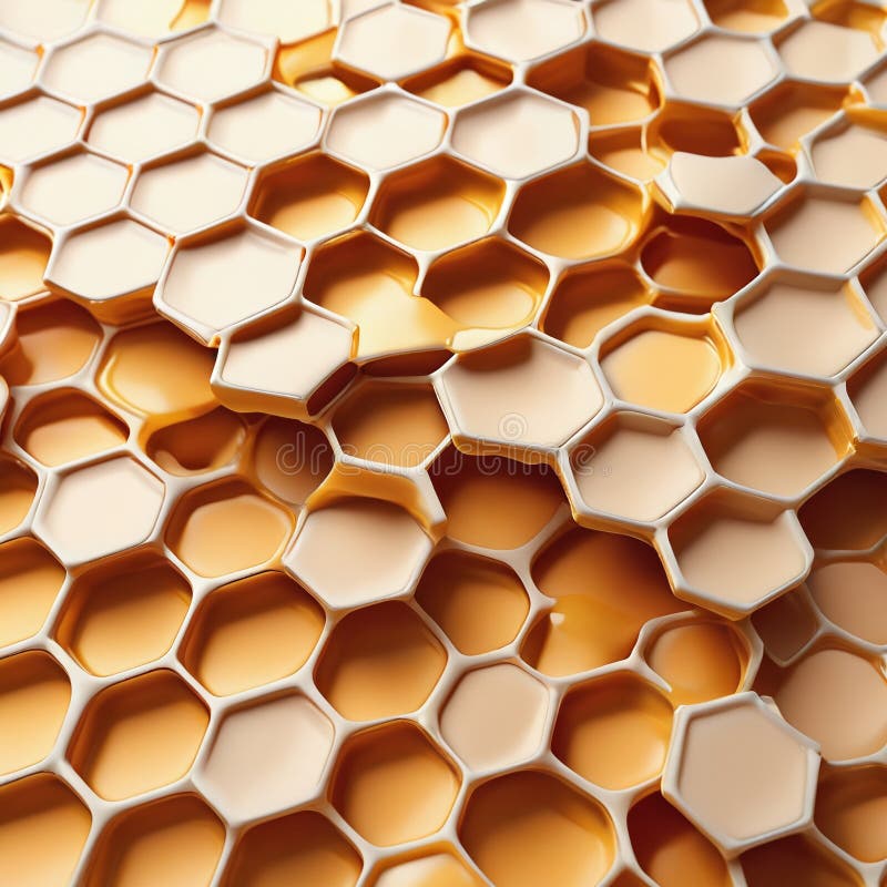 Subtle Beige Honeycomb Pattern an Abstract Background Design for Modern ...