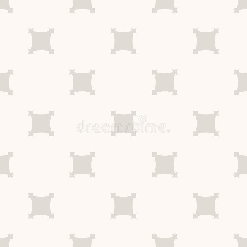 Subtle Beige Seamless Pattern with Square Shapes. Simple Geometric ...