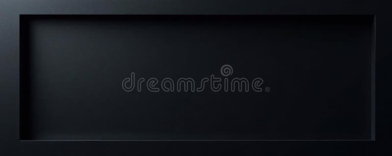 Subtle Black Frame Against Solid Black, Imperceptible Edges , Hidden ...