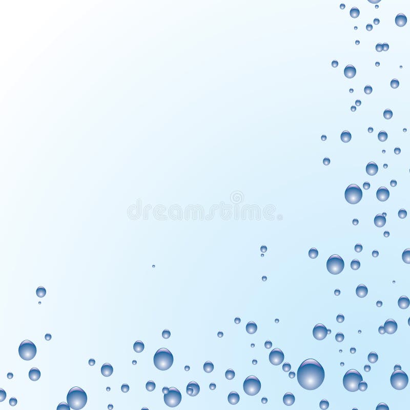 Subtle blue bubble stock vector. Illustration of border - 5494365