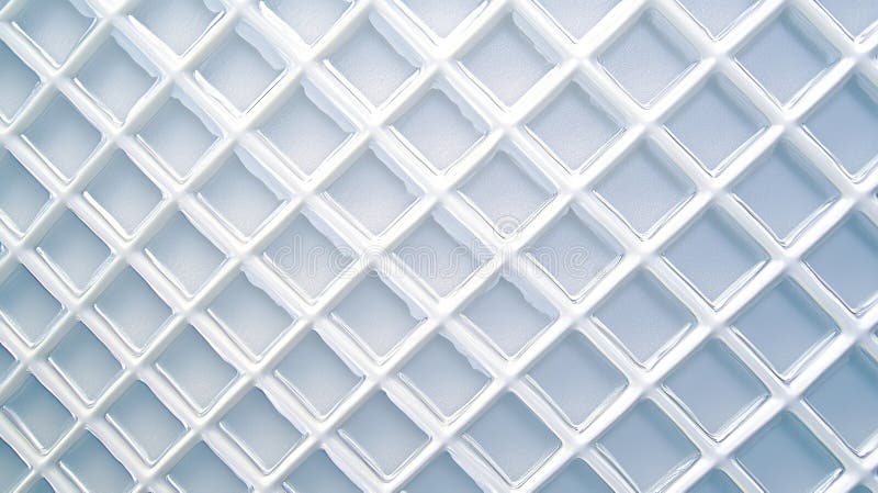 Subtle Blue Glass Mosaic Tile Pattern Clean Diamond Grid with Soft ...