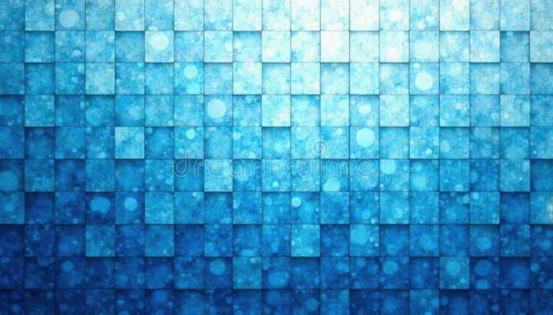 Subtle Blue Mosaic Ombre, Smooth Gradient, Repeating Tile Design, Blue ...