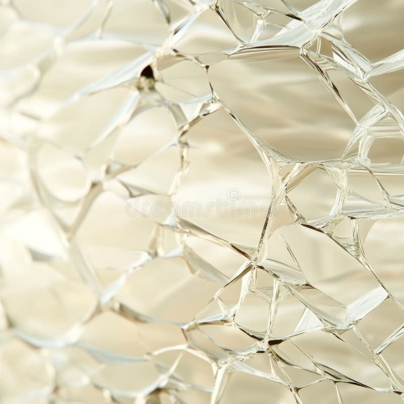 A Subtle Broken Glass Texture Forming an Abstract Pattern on a Soft ...