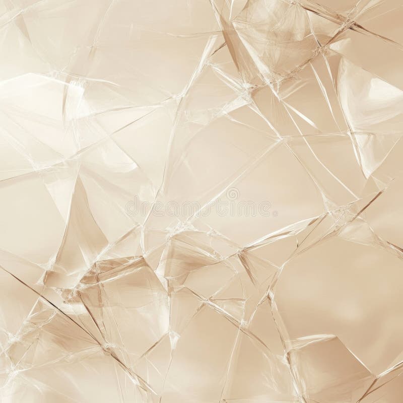 A Subtle Broken Glass Texture Forming an Abstract Pattern on a Soft ...