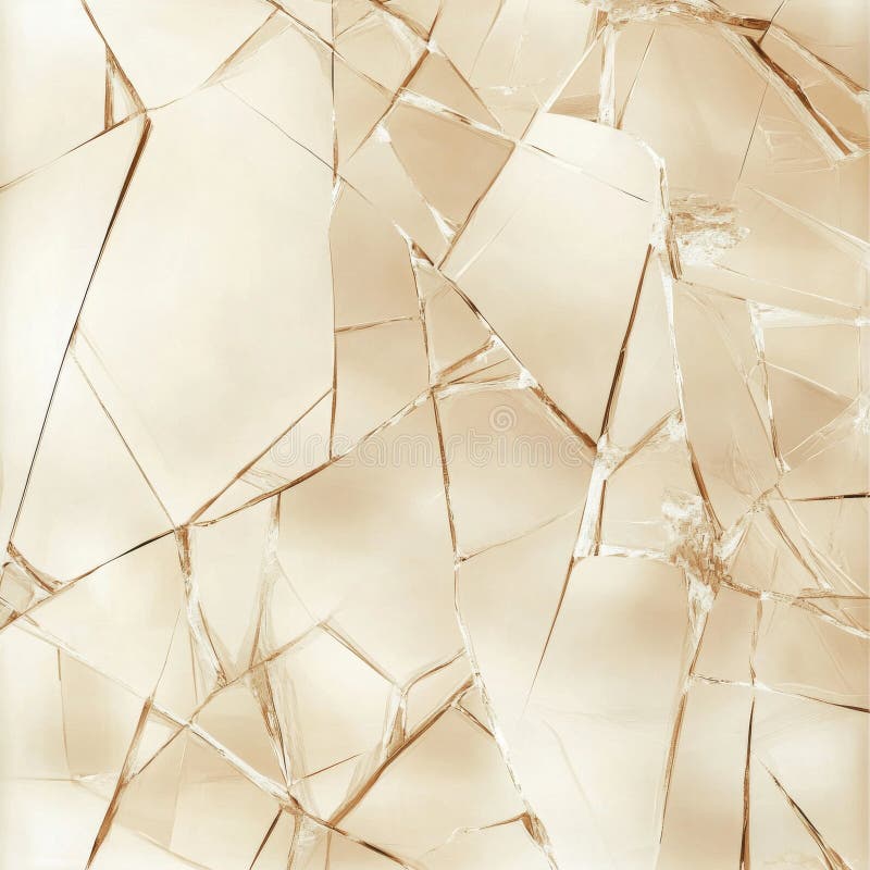A Subtle Broken Glass Texture Forming an Abstract Pattern on a Soft ...