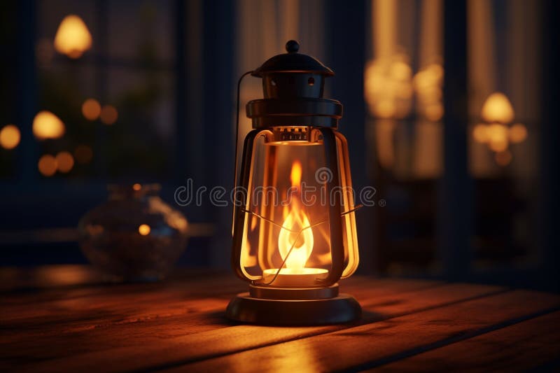 Subtle and Calming Flames Gently Flickering in a C Stock Illustration ...