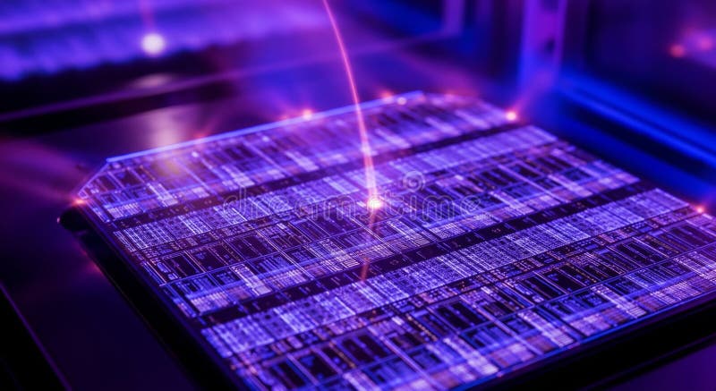 Semiconductor Wafer Fabrication Process Stock Illustrations – 276 Semiconductor Wafer ...