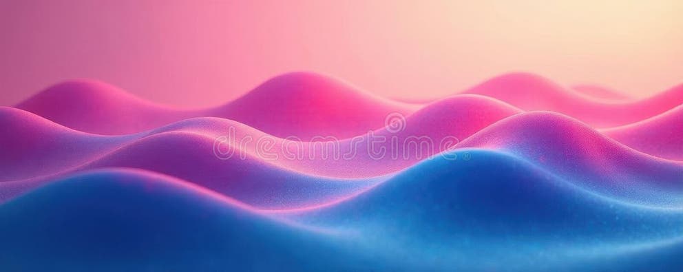 Subtle Color Gradients Create Calming, Rhythmic Wave Forms , Calm ...