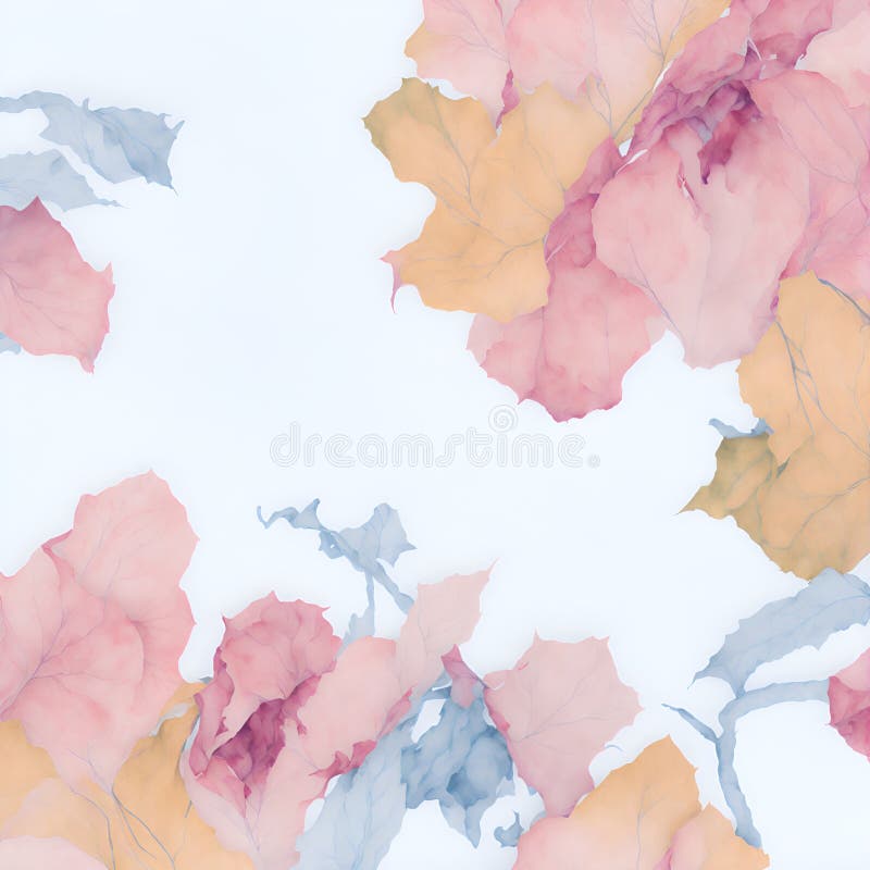 Subtle Colored Pastel Spots on a White Background Stock Illustration ...