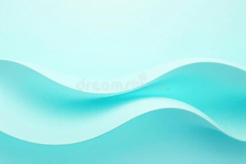 Subtle, Continuous Wave Pattern; Light Aqua White Palette , Design ...