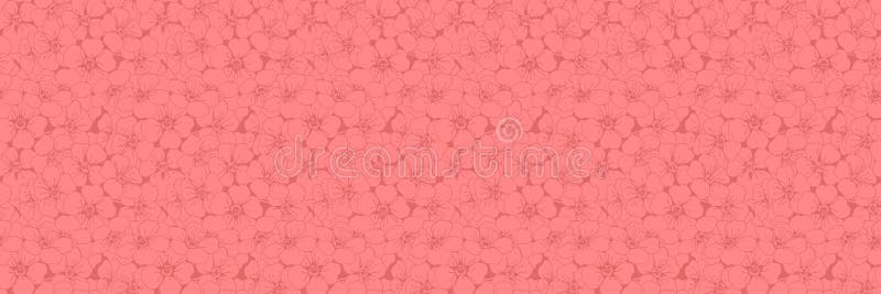 Subtle Coral Pink Background with a Delicate, Repeating Floral Pattern ...
