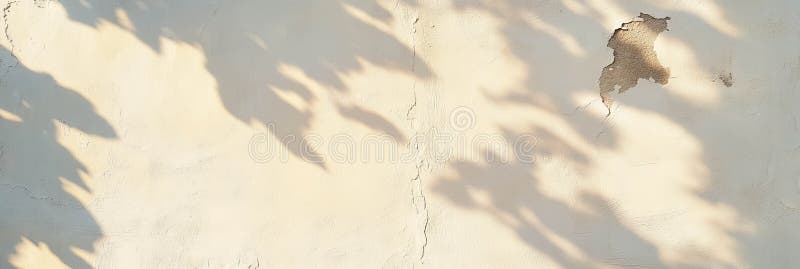 Subtle Cream Wall Texture with Shadow Patterns for Design and ...