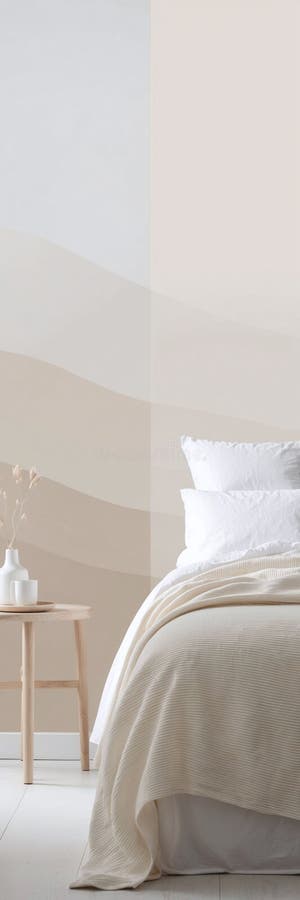 Subtle Cream and White Gradient Minimalist and Clean Stock Illustration ...