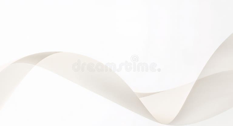 Subtle Curves. an Abstract Presentation of Light and Shadow on a White ...