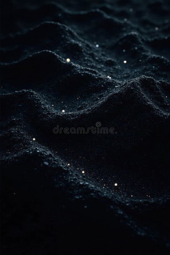 Subtle, Dark Wave Pattern on Black Background, Waves, Stylish Stock ...