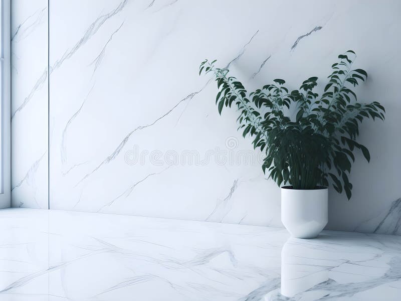 Subtle Elegance: Light Background with Softened Foliage Shadow on a ...