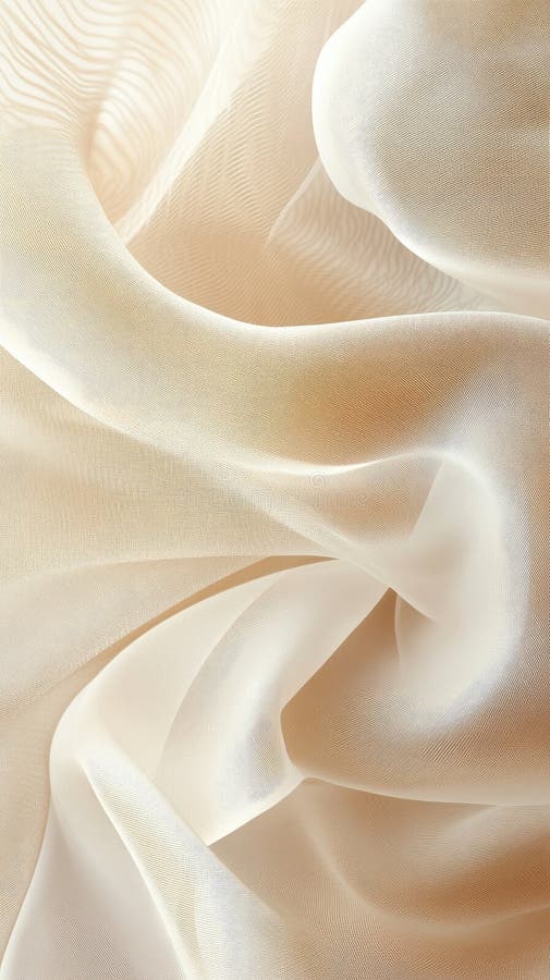 Subtle Fabric Texture with Elegant Abstract Lines in Warm Beige and ...
