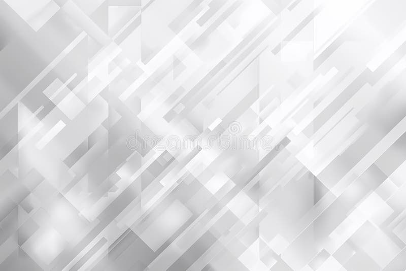 Subtle Geometric Abstraction Background, White & Grey Patterns, Blurred ...