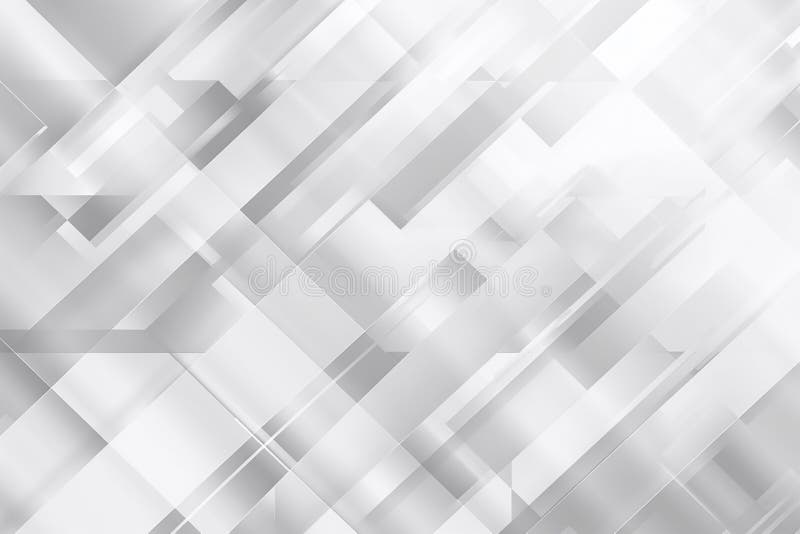 Subtle Geometric Abstraction Background, White & Grey Patterns, Blurred ...