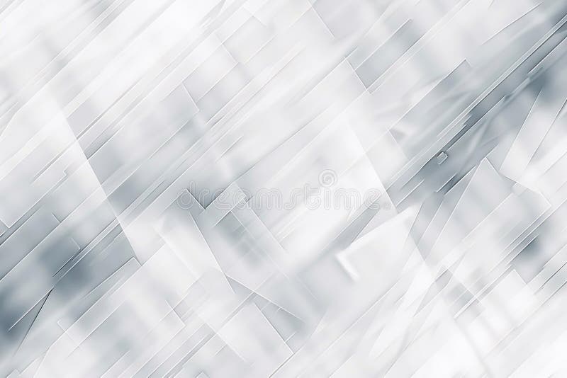 Subtle Geometric Abstraction Background, White & Grey Patterns, Blurred ...