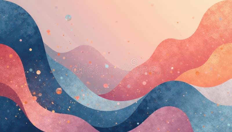 Subtle Geometric Shapes in Muted Tones Create a Calming, Minimalist ...