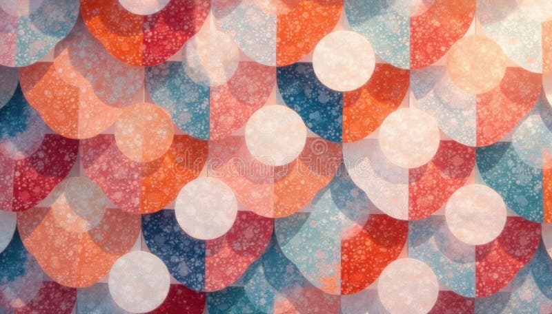 Subtle Geometric Shapes in Muted Tones Create a Calming, Repeating ...